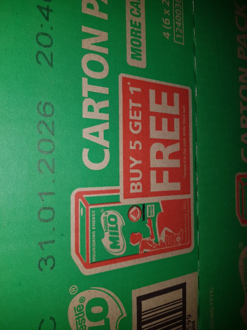 Milo 24s x 200ml expiry jan26, Food & Drinks, Beverages on Carousell