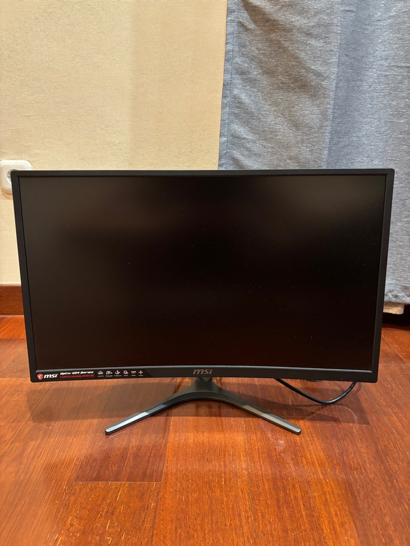MSI optix G241V 24inch Curved Gaming Monitor 1080p FHD 75HZ 1ms, Video ...