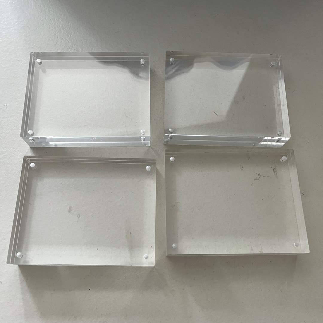 MUJI ACRYLIC MAGNETIC PHOTO FRAMES, Furniture & Home Living, Home Decor ...