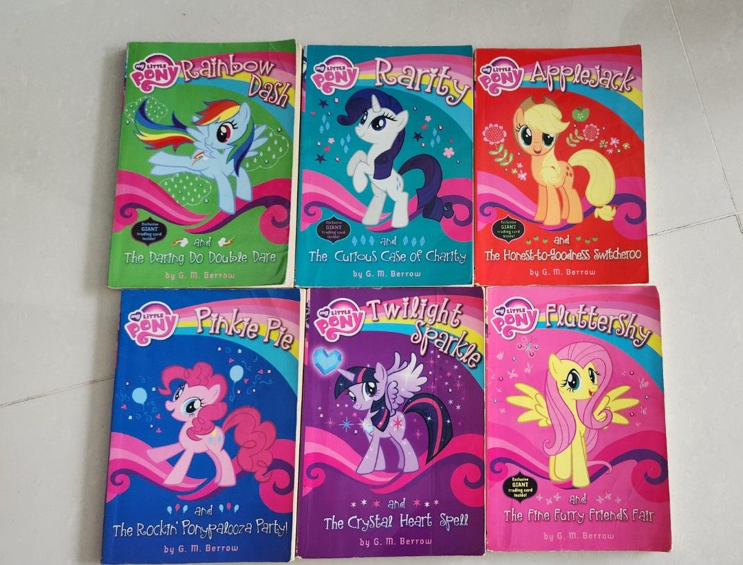 My little pony chapter books 6books, Hobbies & Toys, Books & Magazines ...