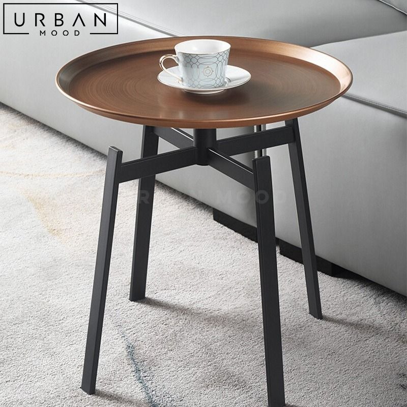 NINO Modern Round Side Table, Furniture & Home Living, Furniture ...