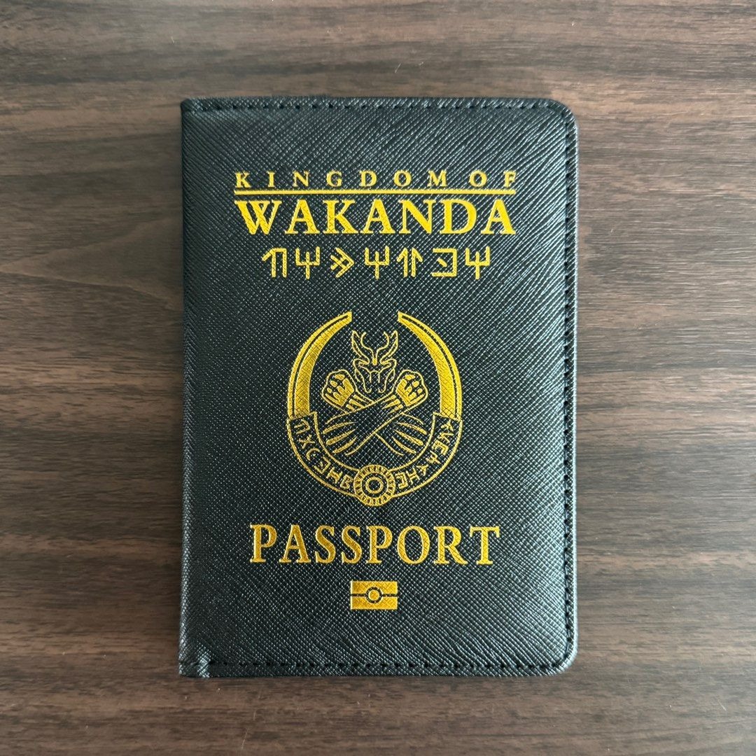 Passport Cover "Kingdom of Wakanda" Black Panther, Hobbies & Toys ...