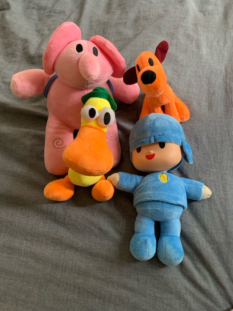 Pocoyo and Friends Plushies, 興趣及遊戲, 玩具 & 遊戲類 - Carousell