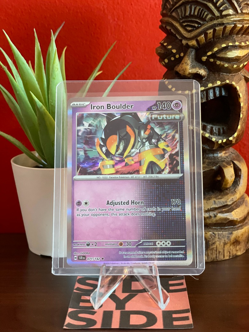 Pokemon TCG Card - Iron Boulder (Stellar Crown, #071/142, Rare, Holo ...