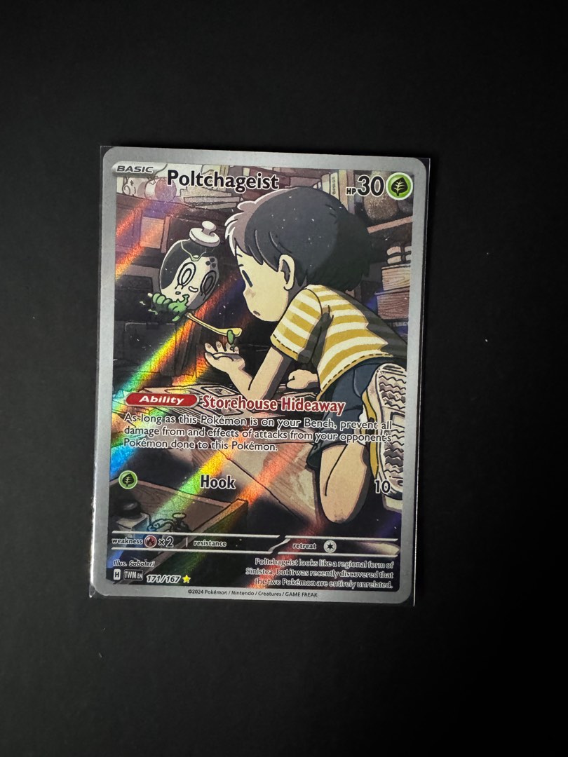 Pokemon Twilight Masquerade Poltchageist IR, Hobbies & Toys, Toys ...