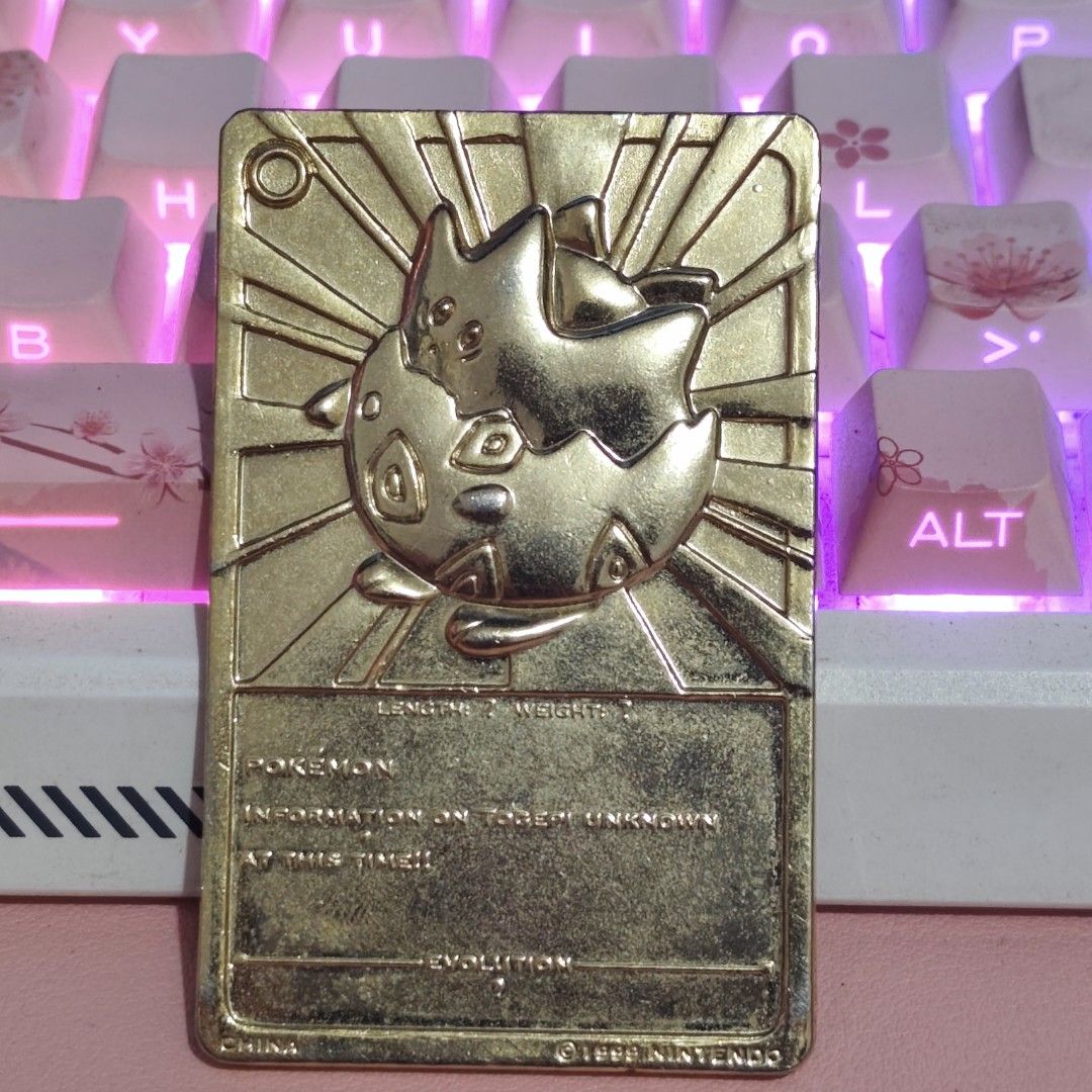 Pokémon 1999 Burger King Togepi Gold Plated, Hobbies & Toys, Toys ...