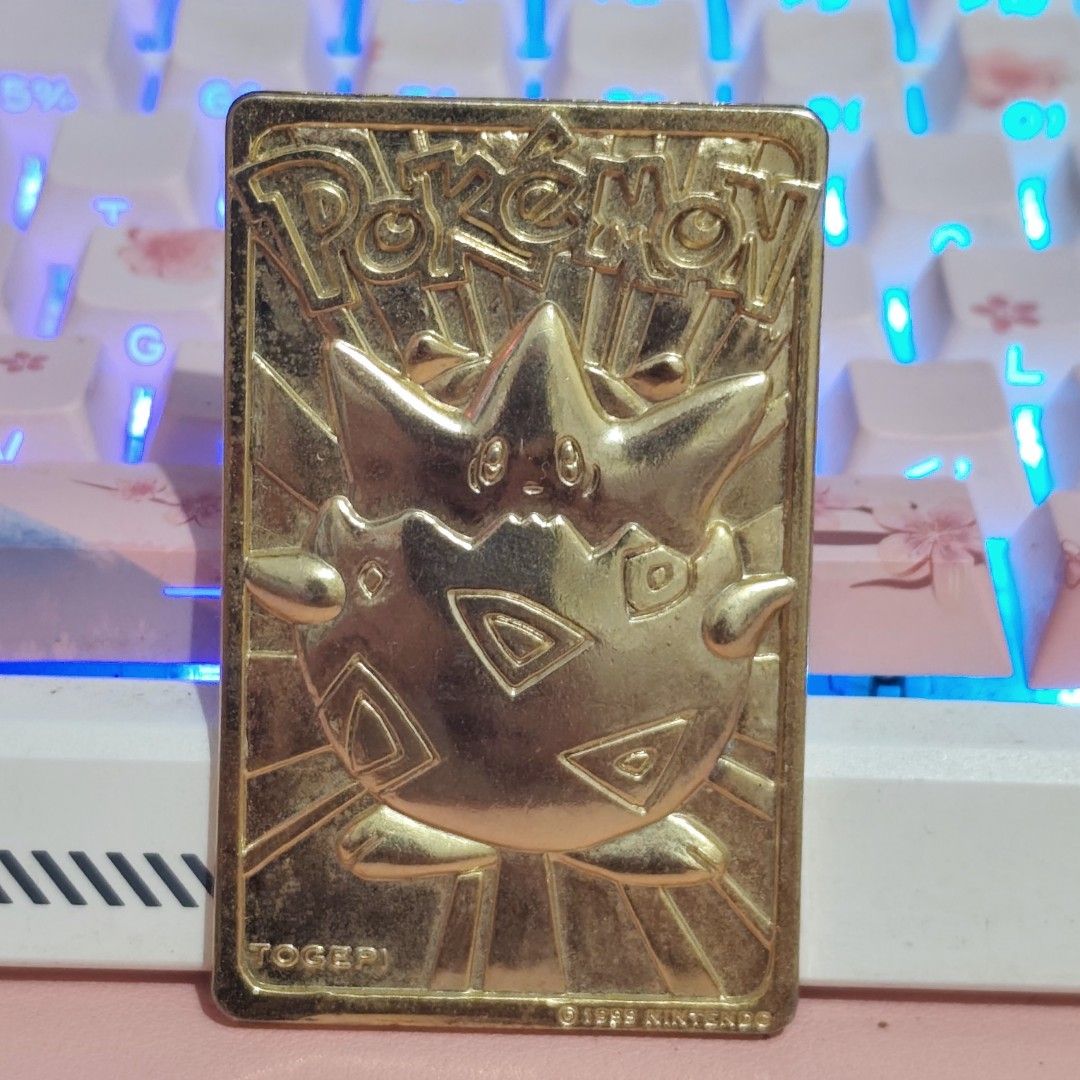 Pokémon 1999 Burger King Togepi Gold Plated, Hobbies & Toys, Toys ...