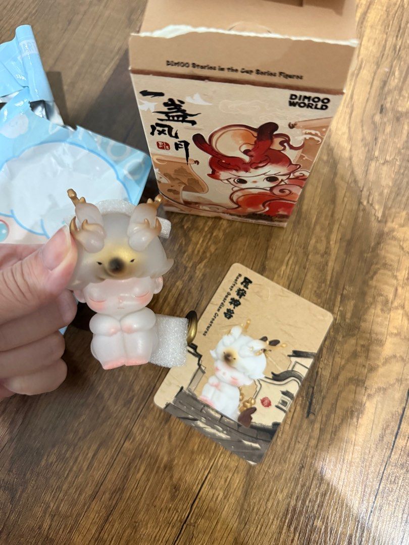 Popmart Dimoo Stories in the Cup - Rooftop Guardian Creature, Hobbies ...