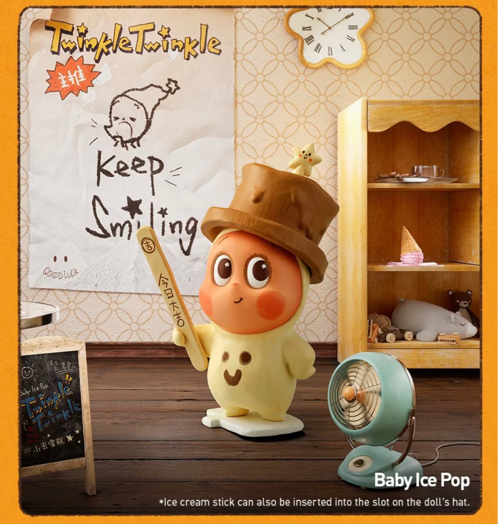 Popmart Twinkle Twinkle Be a Little Star Series Figure (Baby Ice Pop ...