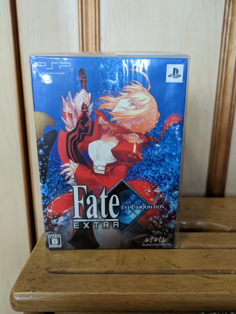 PSP Fate/EXTRA Limited Edition TYPE-MOON Box w/Figma, Video Gaming, Video Games, PlayStation on ...