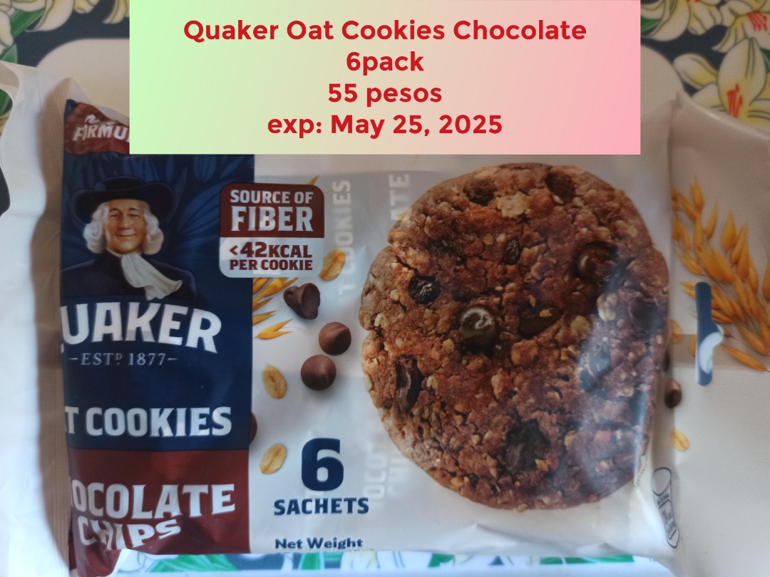 Quaker Oat Cookies Chocolate, Food & Drinks, Packaged & Instant Food on ...