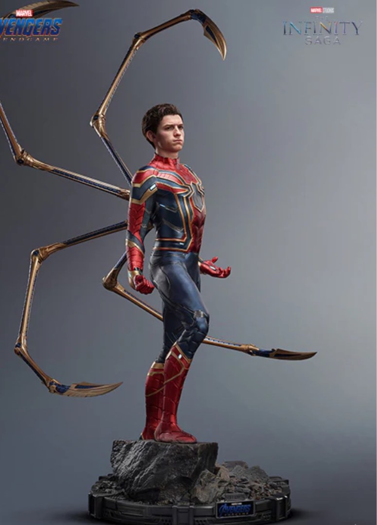 QUEEN STUDIO 1/2 scale Iron Spider-Man Statue Premium Edition, Hobbies ...