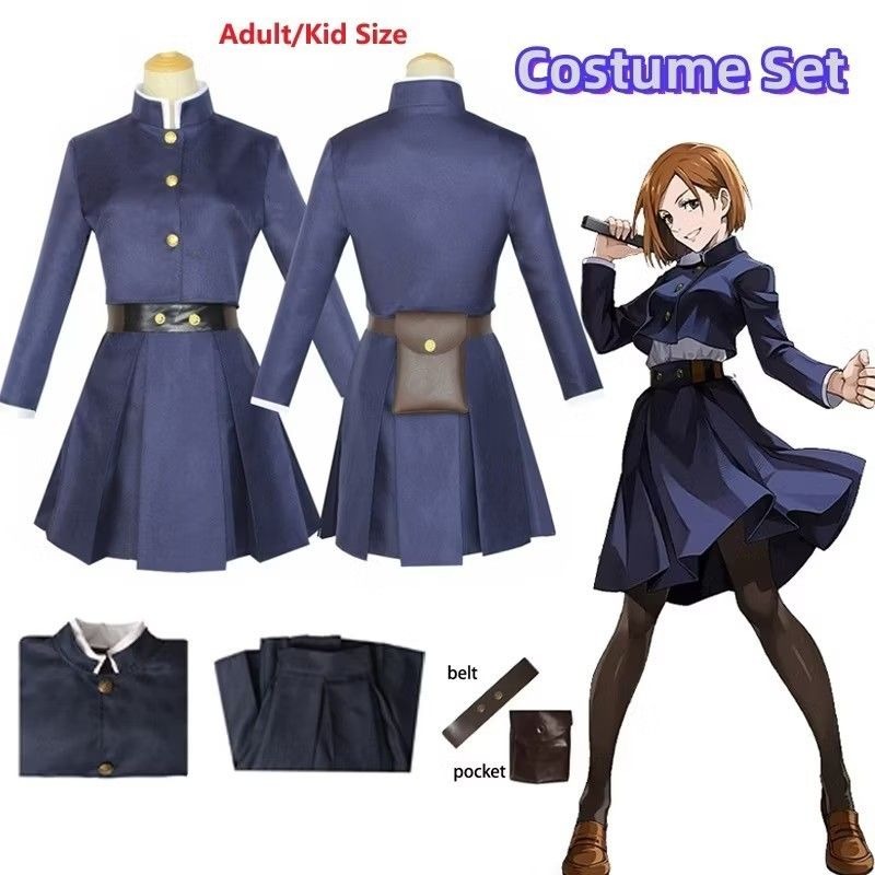 Readystock Anime Jujutsu Kaisen Cosplay costume Kugisaki Nobara jujutsu ...