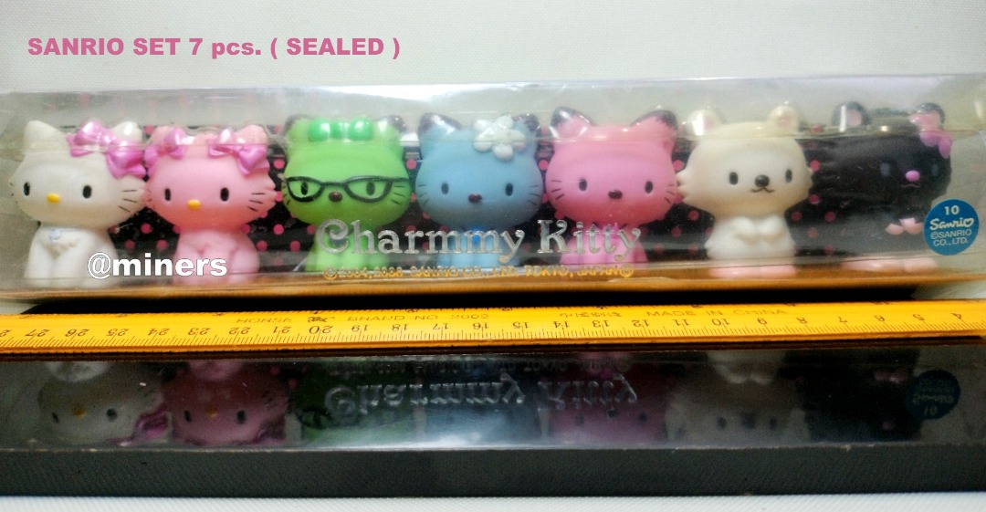Sanrio Charmmy Kitty Charmmy Kitty 7 pieces Miniature figure mascot Set ...