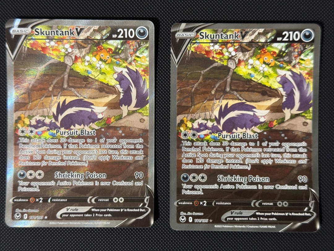Skuntank V Alternate Full Art - Pokemon TCG Silver Tempest, Hobbies & Toys, Toys & Games on ...