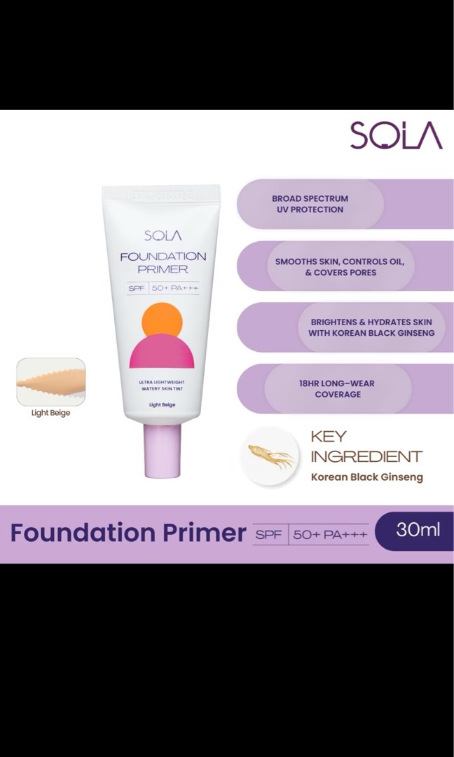 Sola Skin Tint, Beauty & Personal Care, Face, Face Care on Carousell