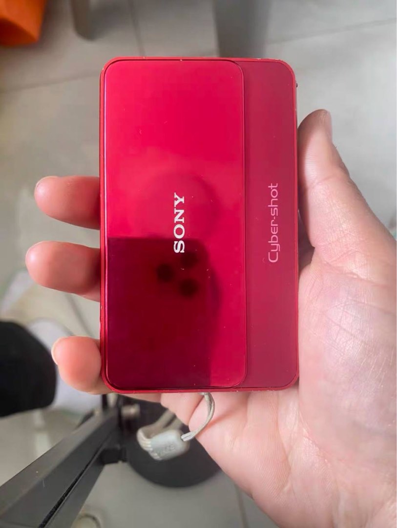 Sony Cybershot T110 Red Digicam, Photography, Cameras on Carousell