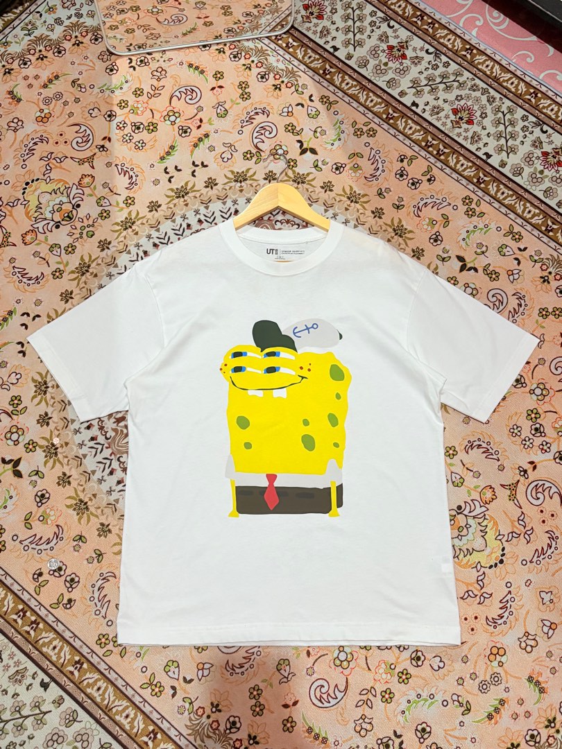 SPONGEBOB CPFM UNIQLO, Men's Fashion, Tops & Sets, Tshirts & Polo ...