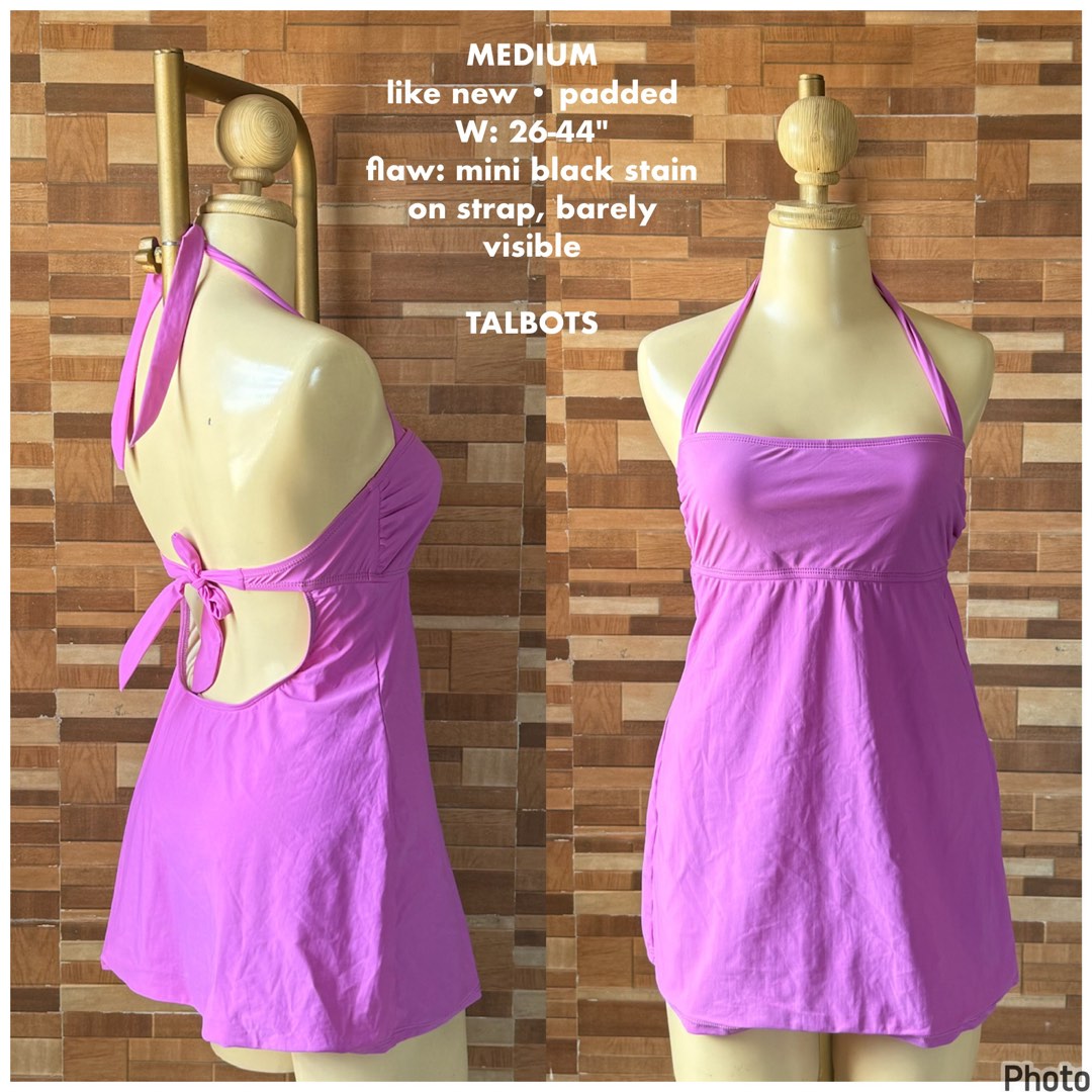 TALBOTS MEDIUM LILAC ONE PIECE SWIMSUIT / SWIM DRESS, Women's Fashion ...