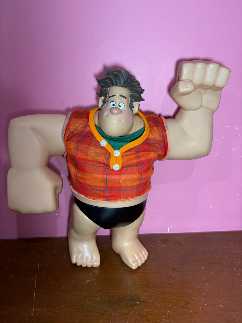 Talking Wreck It Ralph Large Toy Action Figure Disney Store 14 ...