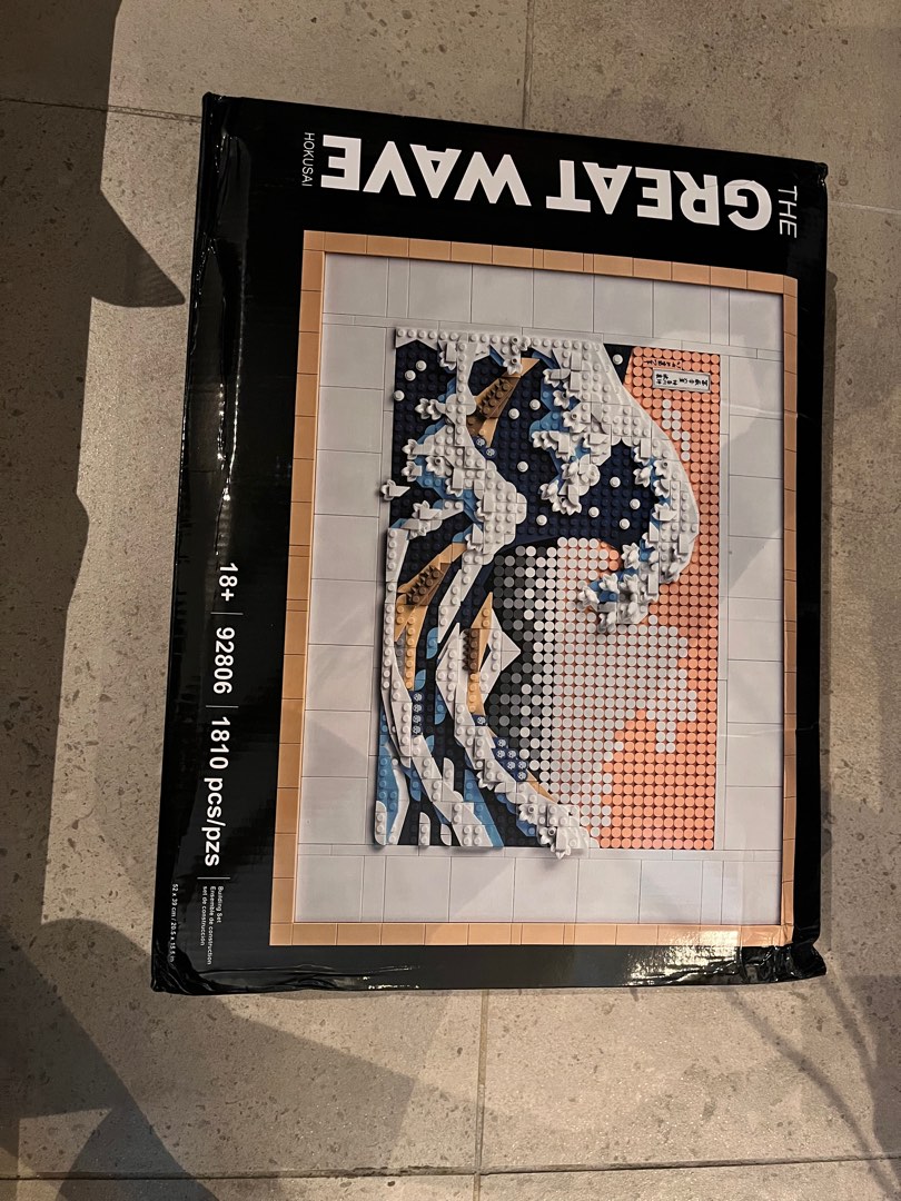 The Great Wave Lego Set, Hobbies & Toys, Toys & Games on Carousell