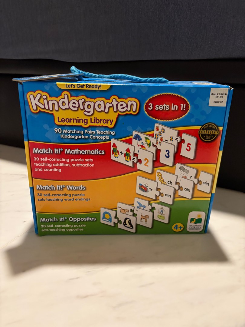 The Learning Journey Kindergarten Learning Library (3 sets in 1 ...