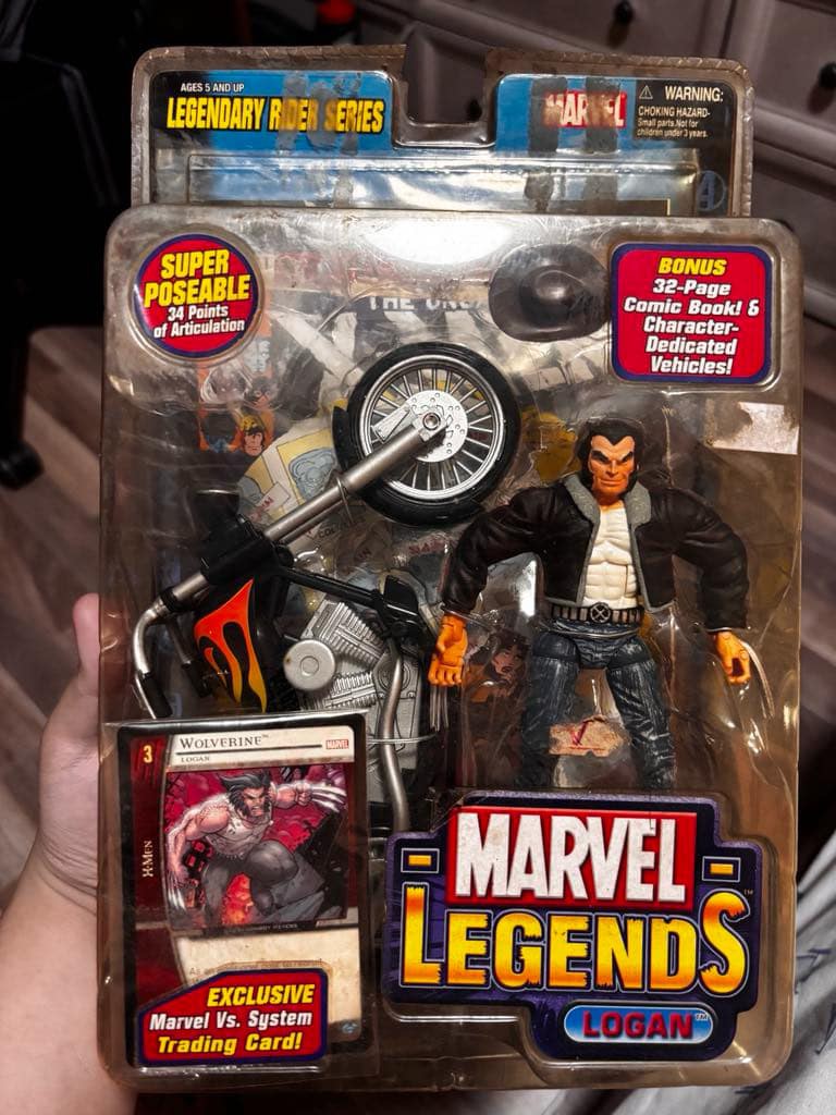 Toy Biz Marvel Legends Legendary Rider Series - Logan / Wolverine ...