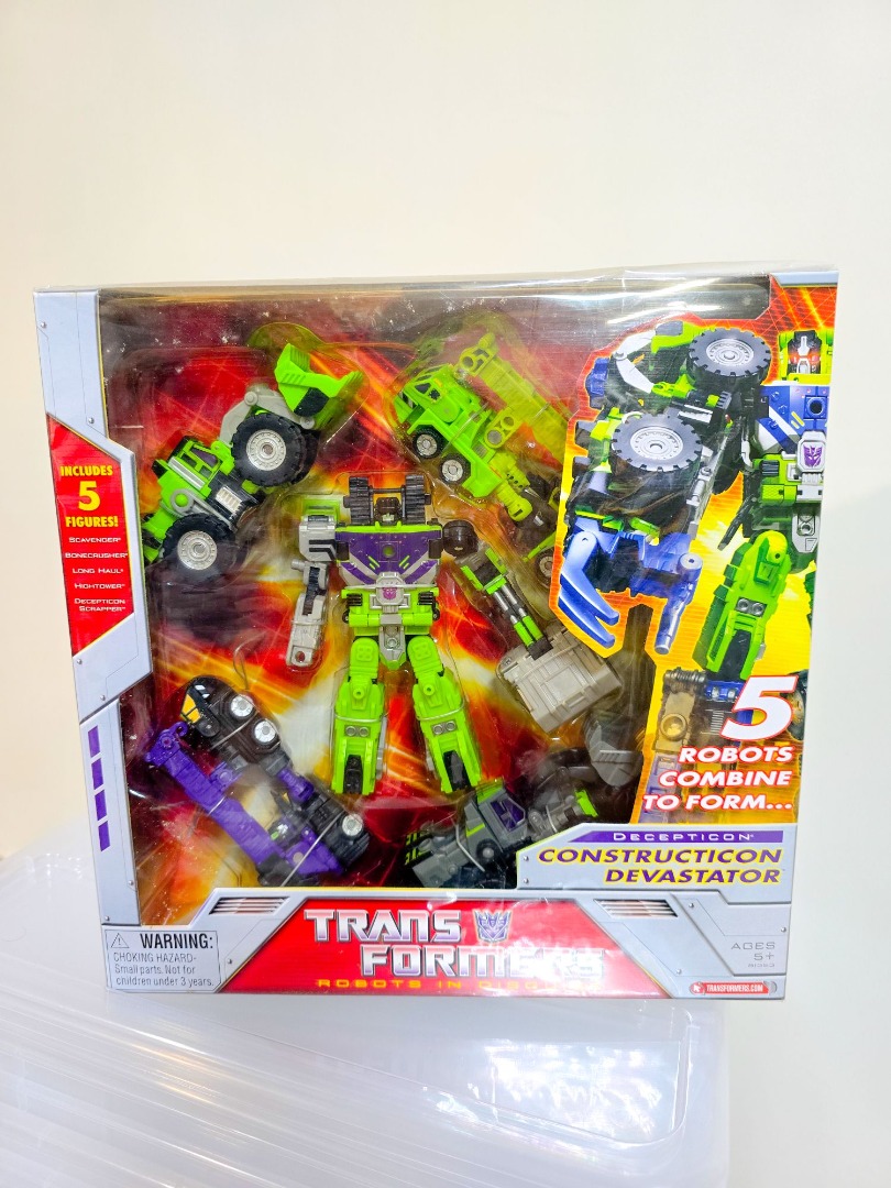 TRANSFORMERS Constructicon Devastator 5-Pack Gift Set HASBRO (2006 ...