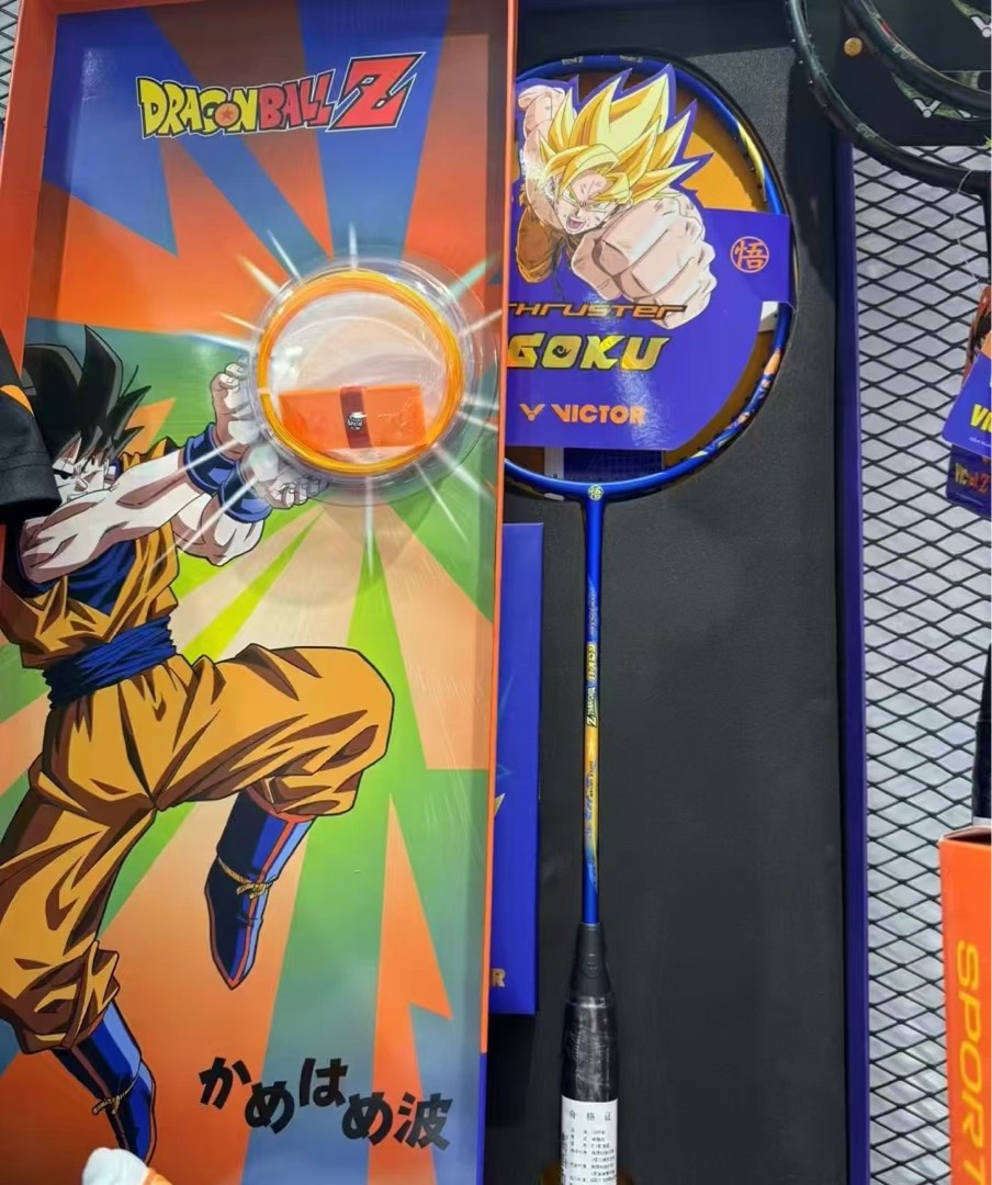 Victor TK Goku Dragonball Z Badminton Racket, Sports Equipment, Sports ...