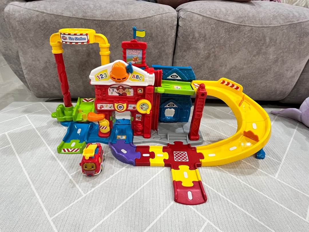 VTech Go Go Smart Wheel Fire-station set, Hobbies & Toys, Toys & Games ...