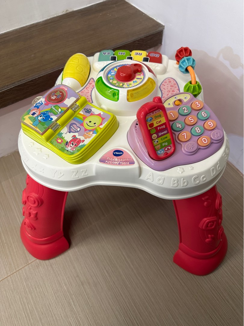 Vtech Play and learn activity table, Babies & Kids, Infant Playtime on ...