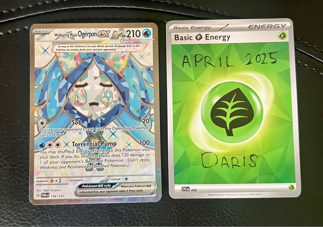 Wellspring Mask Ogerpon ex - 194/167 - Full Art Secret Rare, Hobbies ...