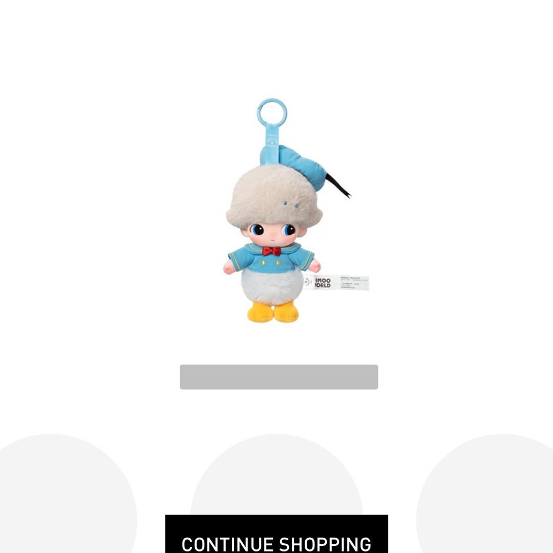 [WTS] Popmart Official Dimoo x Disney Mickey Plush Pendant (Donald Duck ...