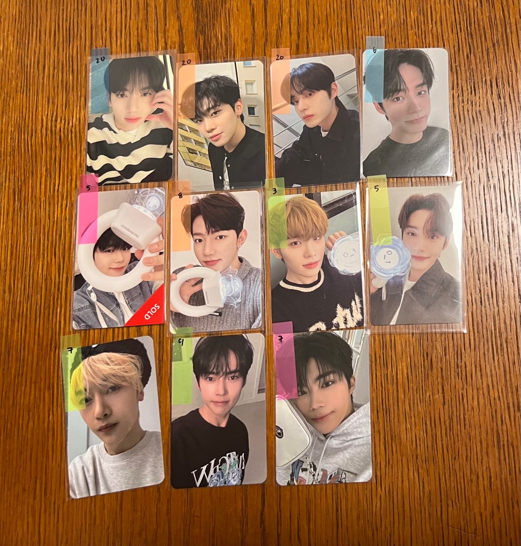 Wts zerobaseone zb1 photocard pc album kcon boys planet yujin jiwoong taerae gunwook zhang Hao ...