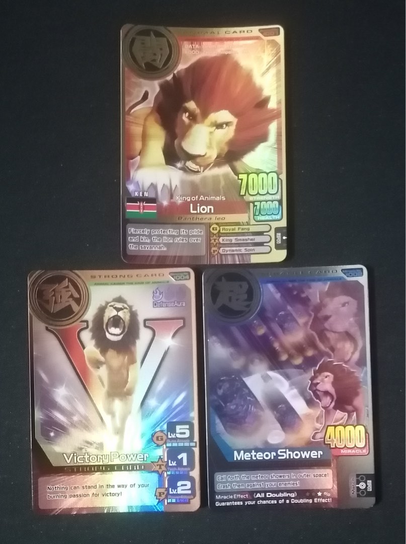 2025 AK+ Animal Kaiser Plus Rare Gold Lion Perfect Match with Silver Meteor Shower and Bronze ...