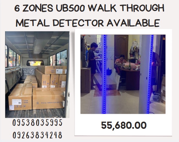 6 ZONES UB500 WALK THROUGH METAL DETECTOR AVAILABLE, Everything Else ...