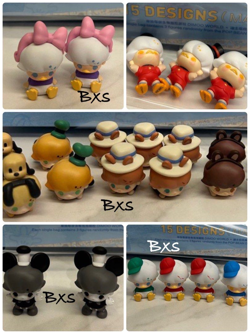 [ INSTOCKS] authentic popmart pop bean dimoo world x Disney - chip and ...