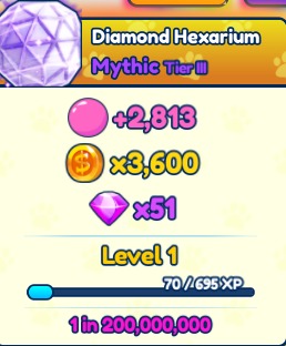 🔥 Shiny Mythic Diamond Hexarium – EXTREMELY RARE (1 in 200 Million ...