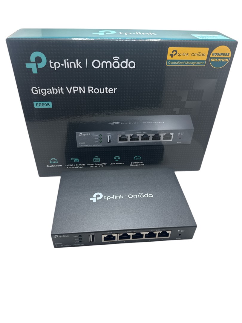 近全新 TP-Link ER605 Gigabit VPN Router 路由器 防火牆, 電腦及科技產品, 電腦周邊產品, 其他電腦及電子 ...