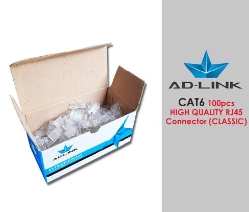 Ad-Link Rj45 Connector Classic Cat 6 for network lan patch cable ...