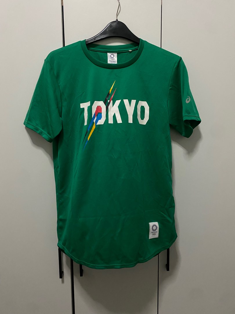 Asics Tokyo Japan Olympic Jersey, Men's Fashion, Activewear on Carousell