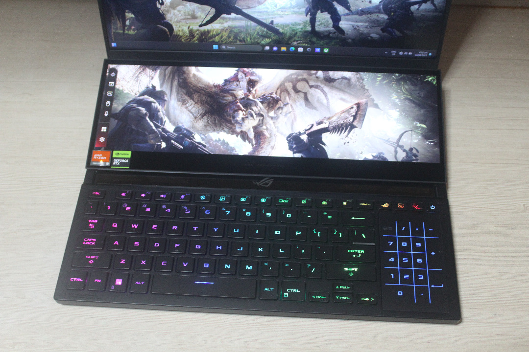 Asus ROG Zephyrus Duo 16 Ryzen 9 RAM 64GB SSD 4TB Nvidia RTX4090 dual ...