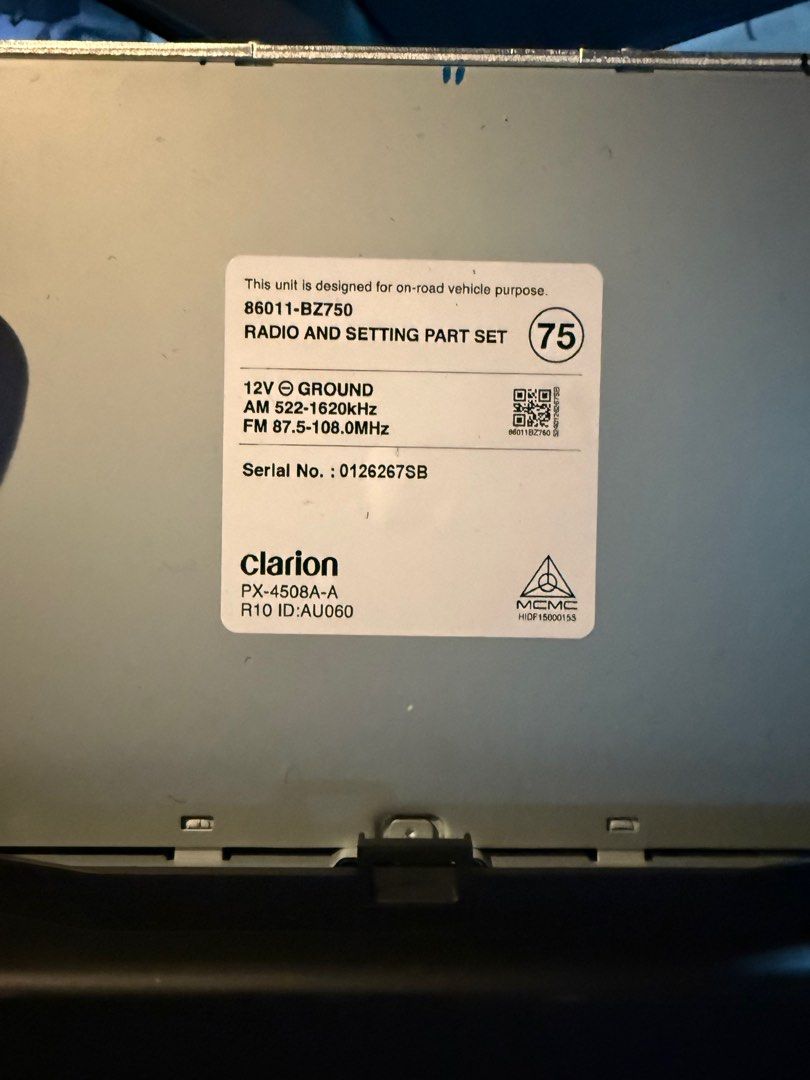 Axia 2025 Radio Player | Clarion PX-4508A-A, Auto Accessories on Carousell