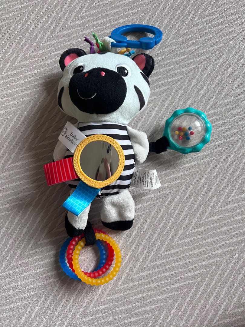 Baby Einstein Zen's Sensory Play Plush Stroller Activity Toy 0M ...