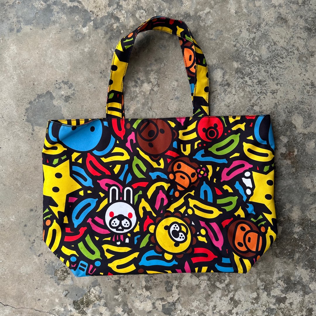 Bape x Baby Milo Tote Bag, Men's Fashion, Bags, Sling Bags on Carousell