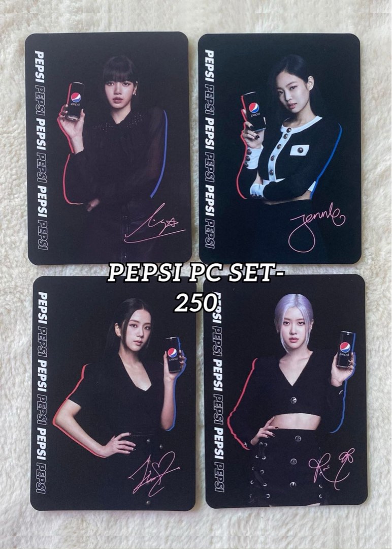 Blackpink Pepsi PC Set, Hobbies & Toys, Memorabilia & Collectibles, K ...
