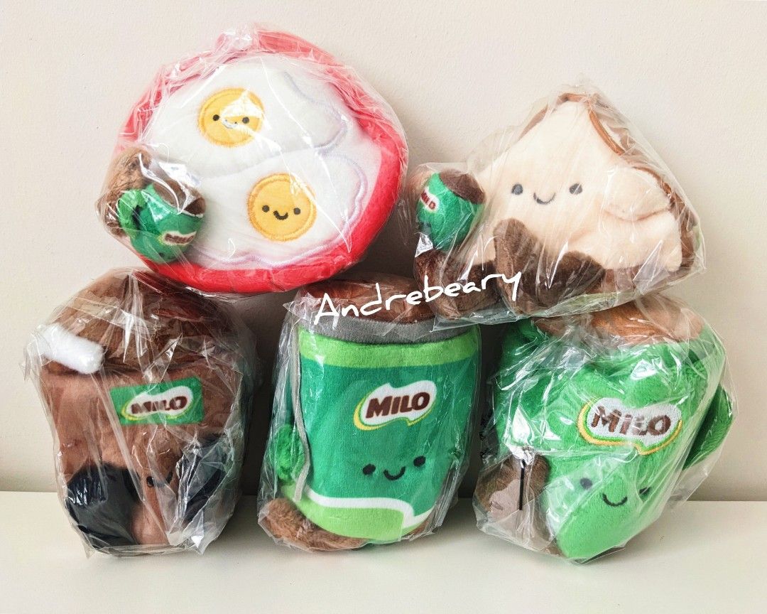 BN Brand New Singapore Exclusive Milo Plushies Plush 75th 75 ...