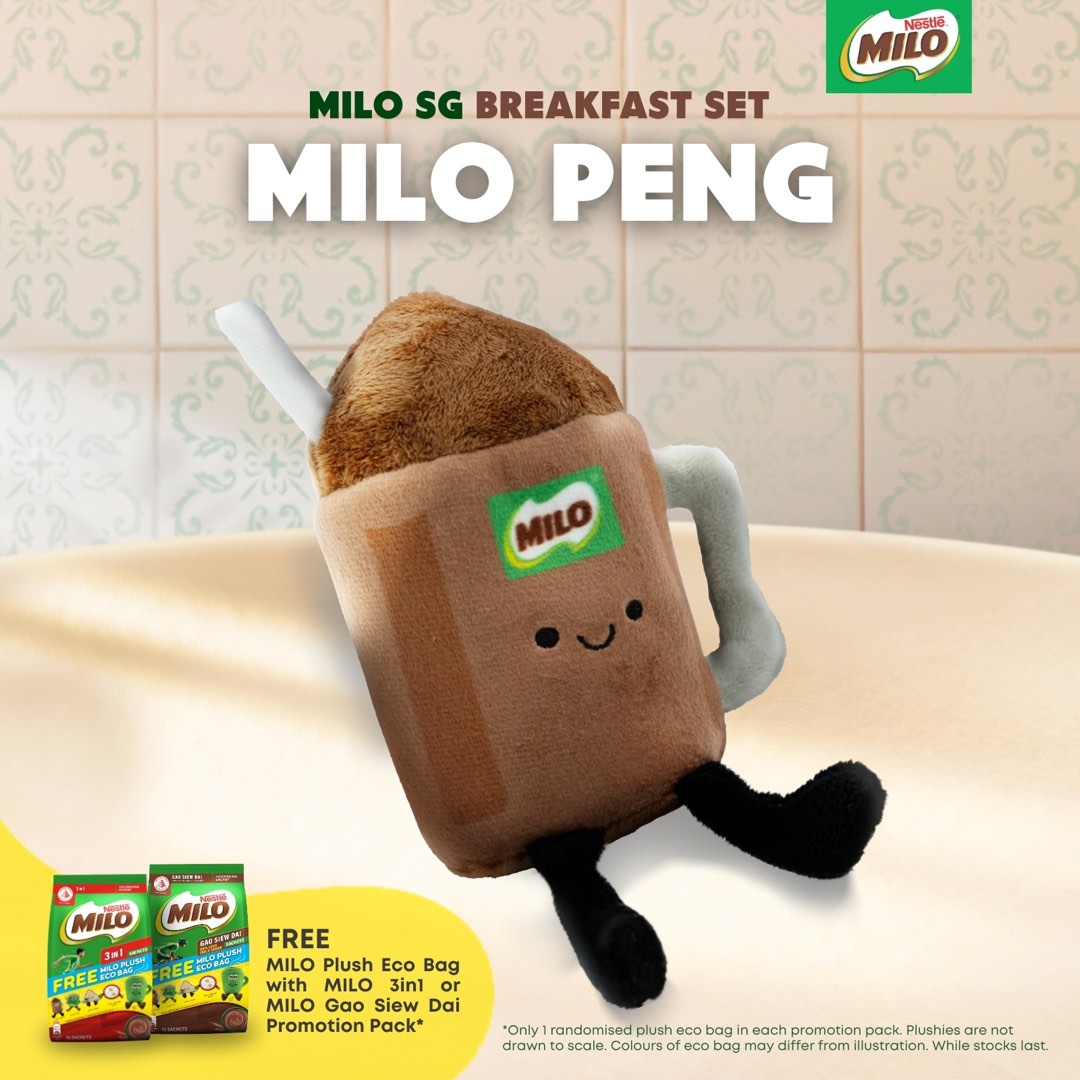 [BRAND NEW] Milo Sg Breakfast Set: Kaya Toast, Milo Peng, Milo Tin ...
