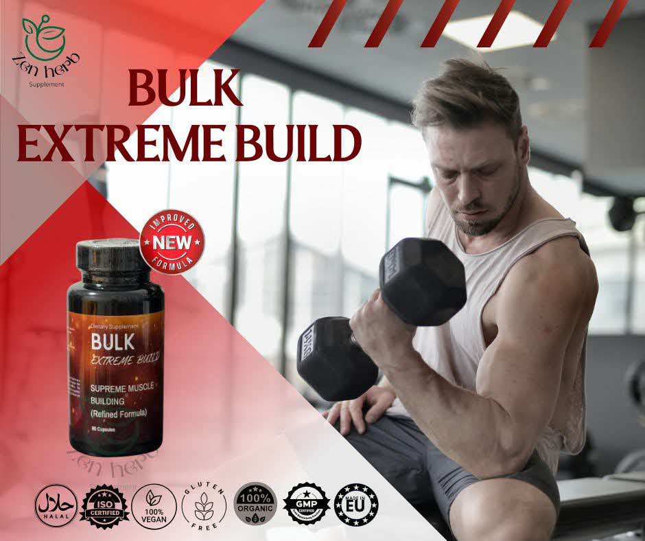 Bulk Extreme Muscle Build Supplement |Refined Formula|Halal-Certified ...