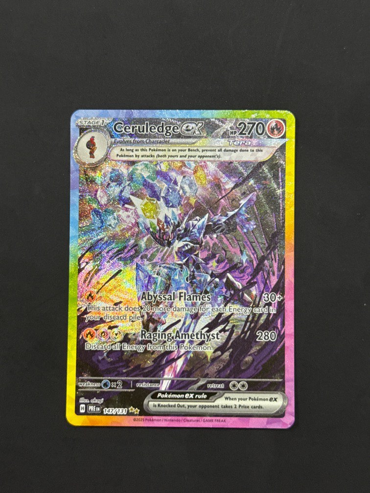 Ceruledge EX 147/131 Prismatic Evolution SIR, Hobbies & Toys, Toys ...